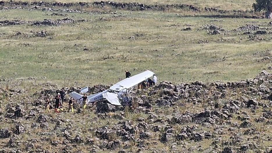 Самолет рухнул на севере Израиля один человек погиб