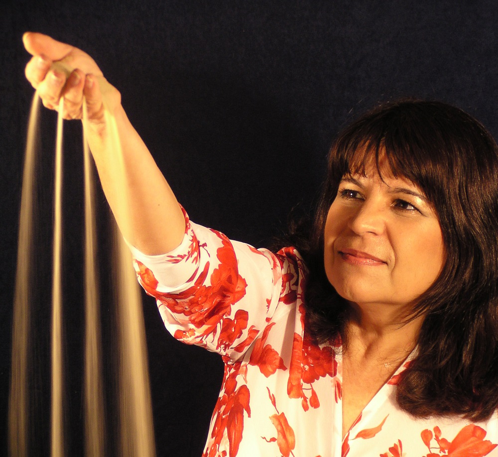 The magic of strings and sand