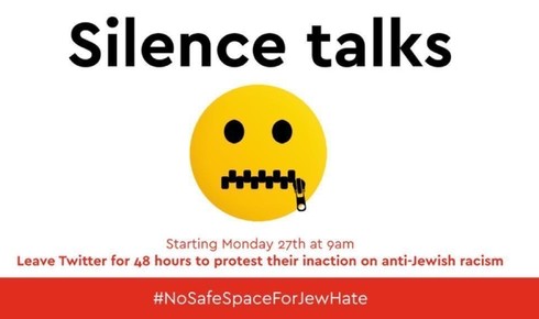 Jews, allies launch 48-hour Twitter boycott over inaction on anti-Semitism