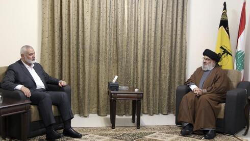 Hezbollah leader, Hamas chief meet in Beirut