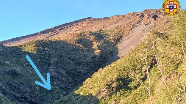 Israeli tourist rescued after falling down Italy volcano