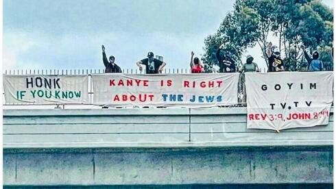 ‘Kanye was right about Jews,' banners appear on Los Angeles highway