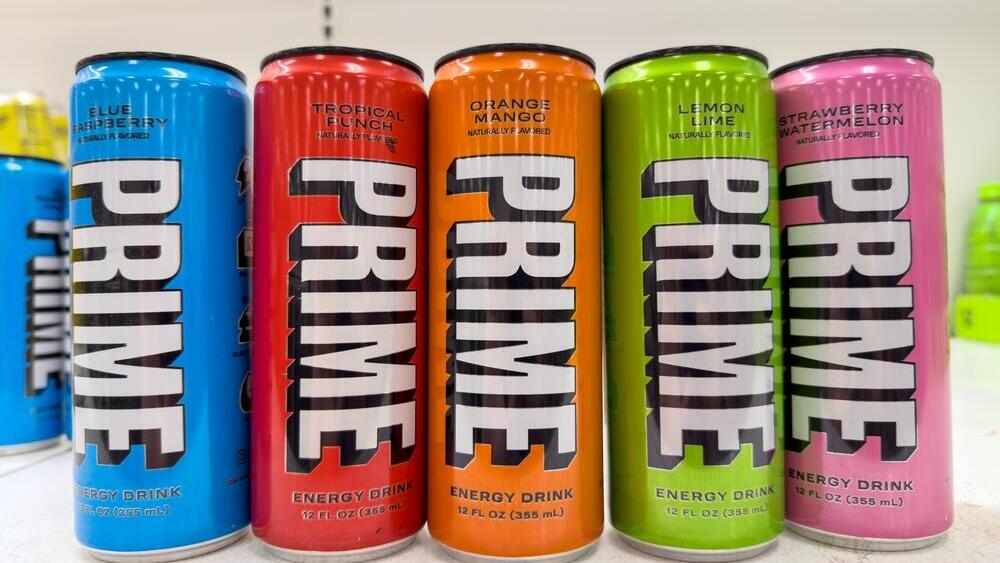 Anxiety and caffeine poisoning are risks of PRIME energy drinks in children