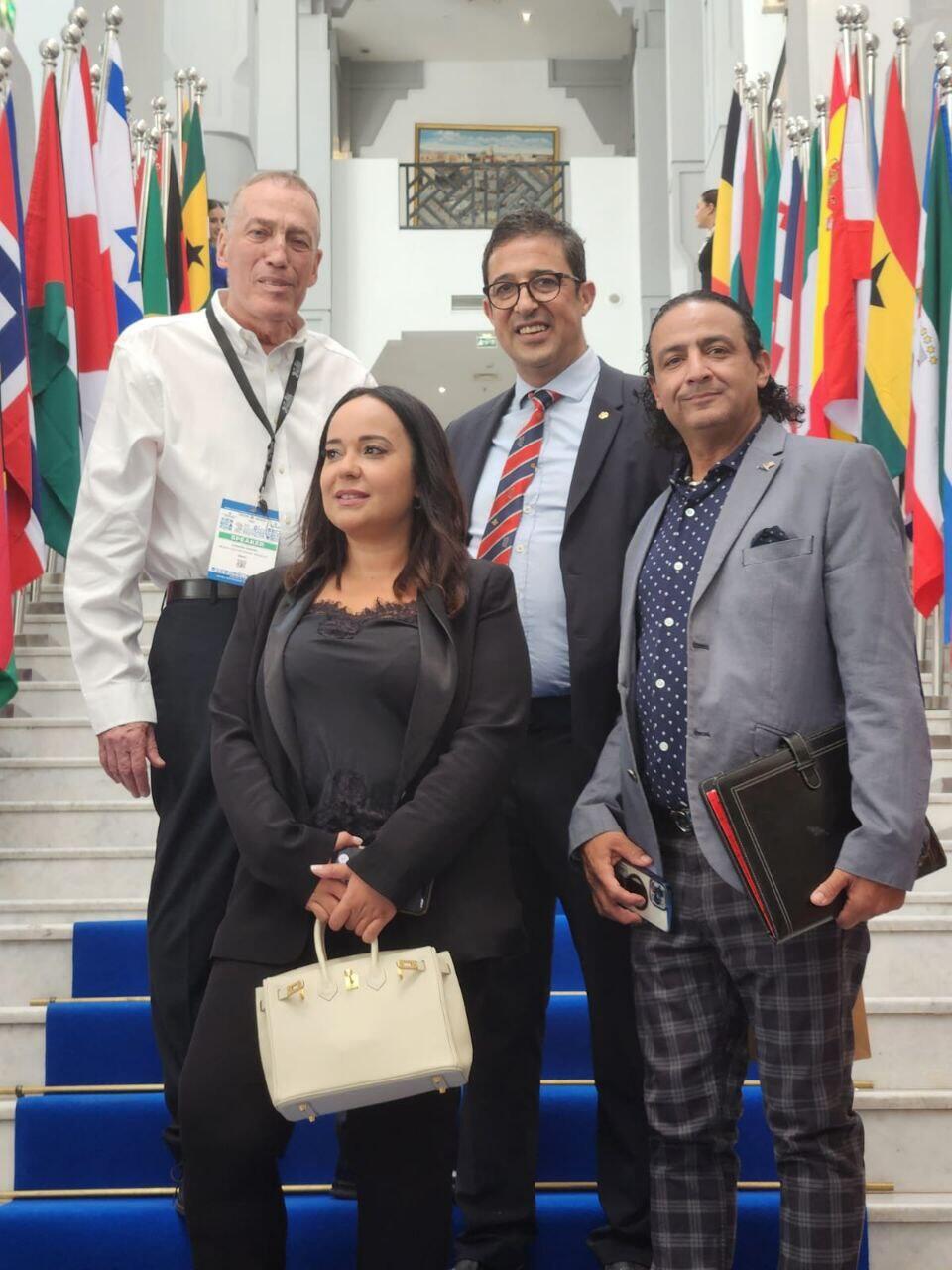 משיא המשואה הישראלי הרצה במרוקו על פגיעות מרעידת האדמה