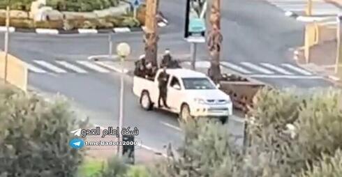 Watch: Hamas terrorists driving through Sderot, firing in all directions