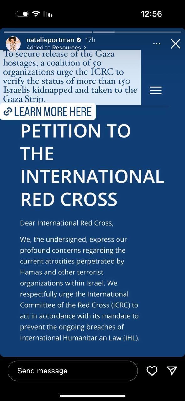 Natalie Portman pleads for hostage release, raises money for children ...