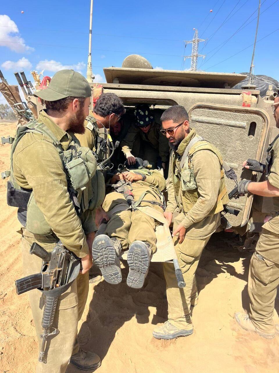 IDF Medical Corps at a ready for ground offensive