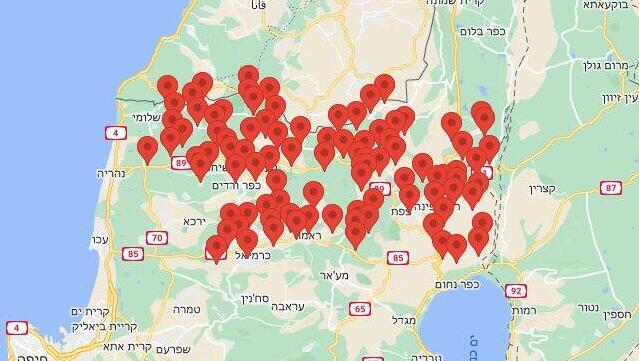 Массированный обстрел севера Израиля из Ливана: выпущены десятки ракет