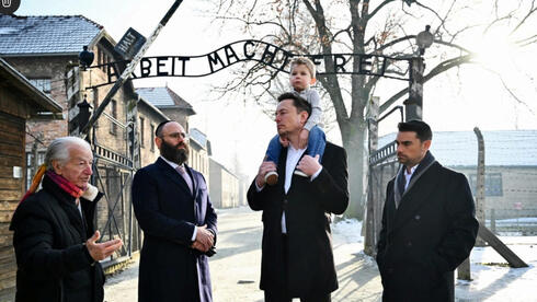 'I’m Jewish by association,' Elon Musk says at Auschwitz