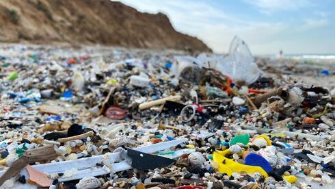 Israeli beaches engulfed by plastic waste after storms
