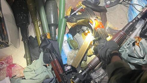 Watch: IDF troops uncover large weapons cache in Rafah
