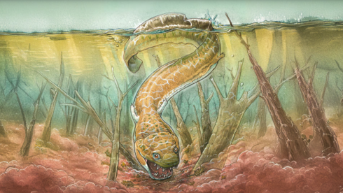This giant swamp monster was an apex predator before the dinosaurs