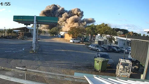 Close call: Dramatic footage captures rocket hit near northern Israel ...