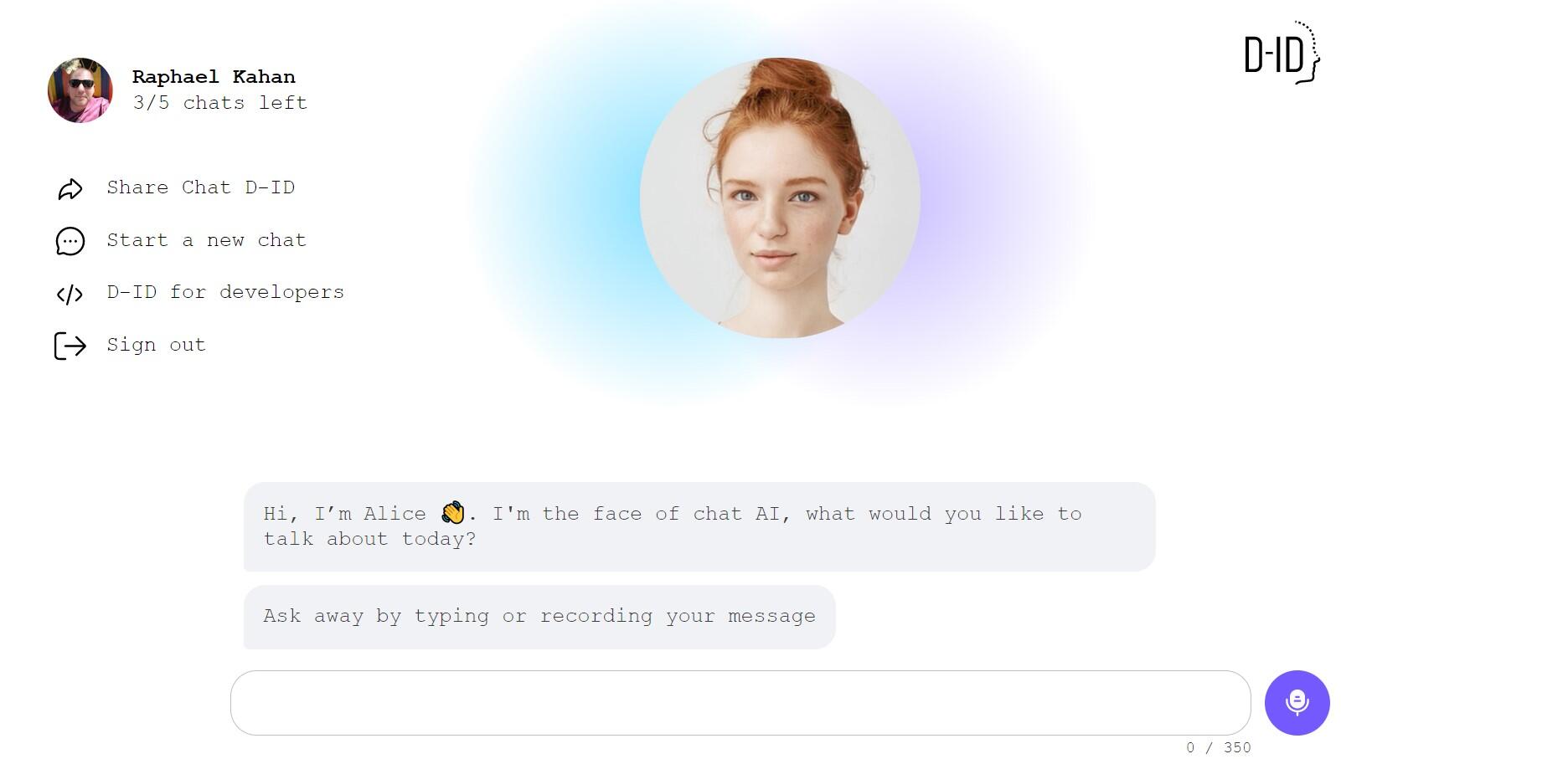 Face Talk Chat