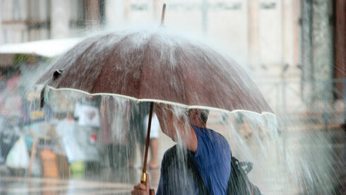 After storm abates, where did the rain hit hardest?
