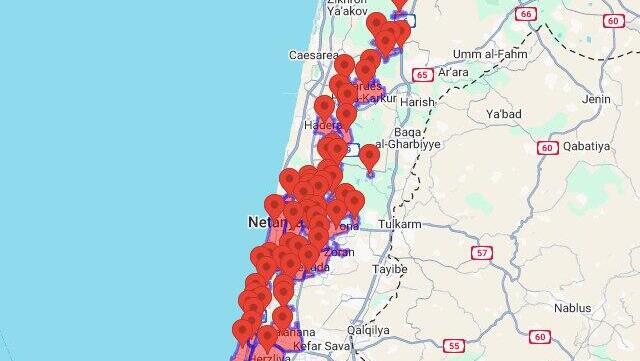 Hezbollah rockets target central Israel, triggering sirens