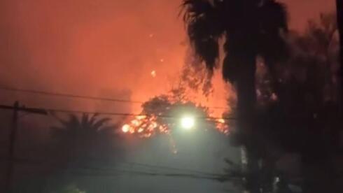 Israeli actress Moran Atias had to evacuate her LA home due to raging fire
