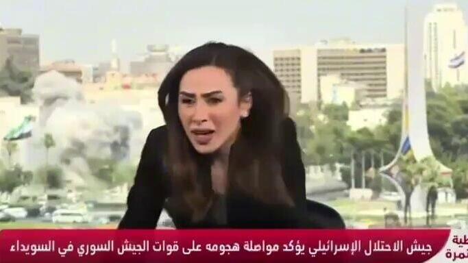 ‘I couldn’t breathe’: Syrian TV host recalls moment Israeli strikes hit ...