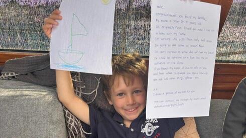 Israeli boy tossed a message in a bottle into sea — and got a reply